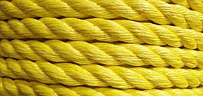 Yellow Poly Rope (3 Strand) – Up Side Down Supply